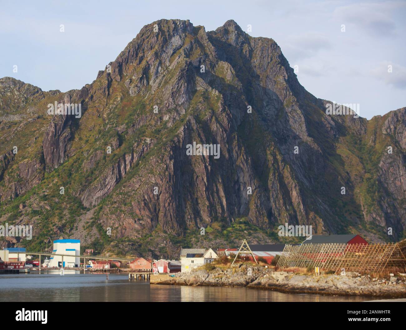Svolvaer skyline lofoten islands hi-res stock photography and images ...