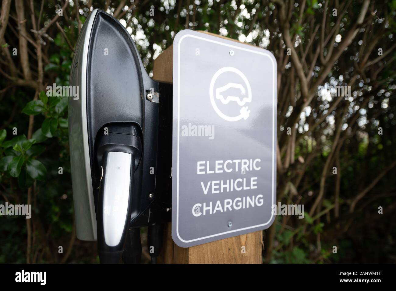 A Tesla vehicle electric charging station in the UK Stock Photo - Alamy