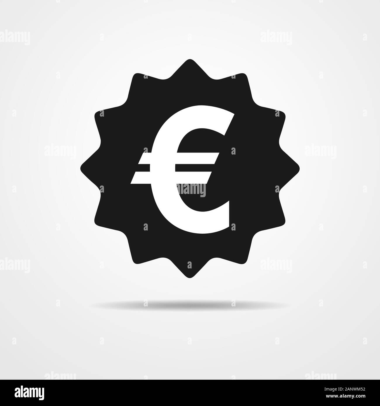 Euro Symbol Black