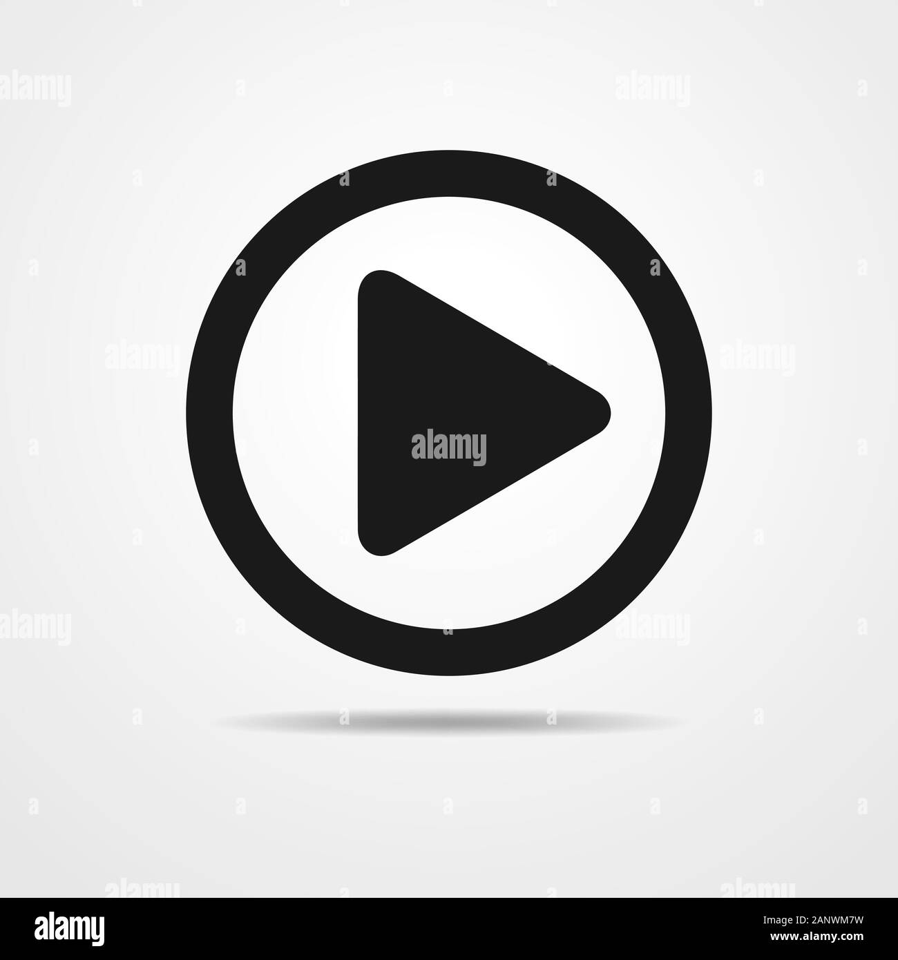 Video Play Icon Vector