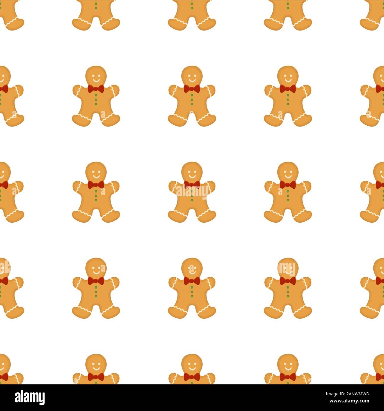 Big set identical gingerbread man, kit colorful pastry cookie. Cookie ...