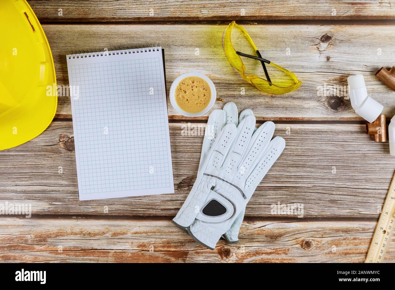 Personal modern construction office desk standard safety equipment ...