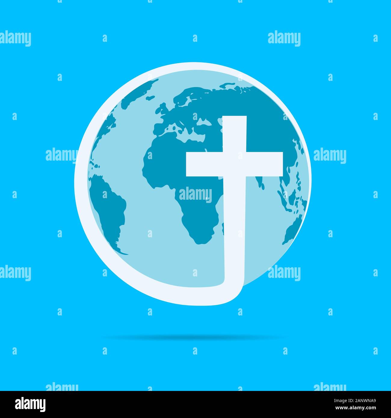 Christ church map Stock Vector Images - Alamy