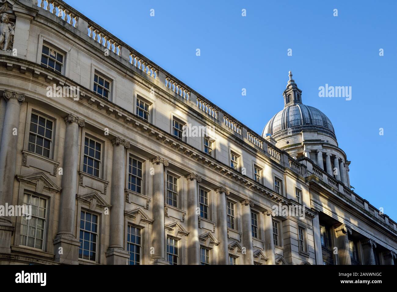Nottingham City Council Buiding and Dome, UK Stock Photo - Alamy