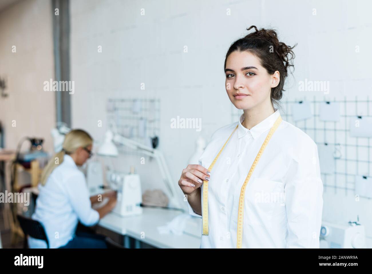 Technical sewing specialist Stock Photo - Alamy