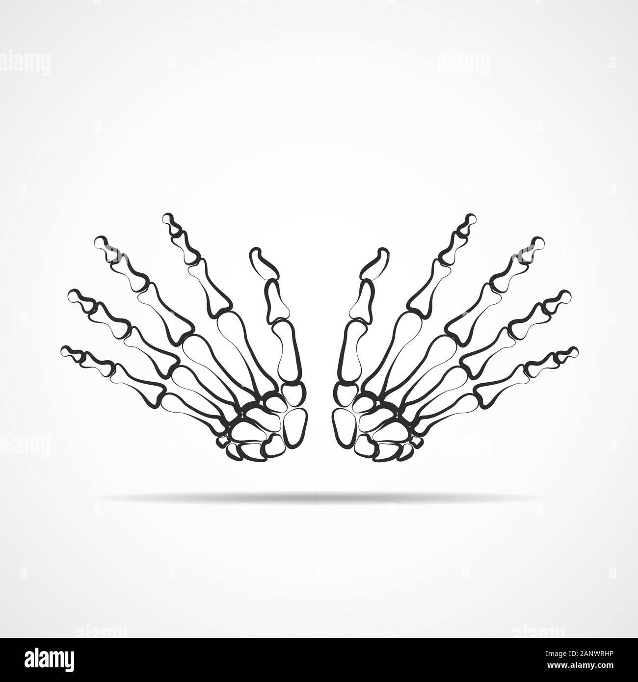 Skeleton Hands Vector