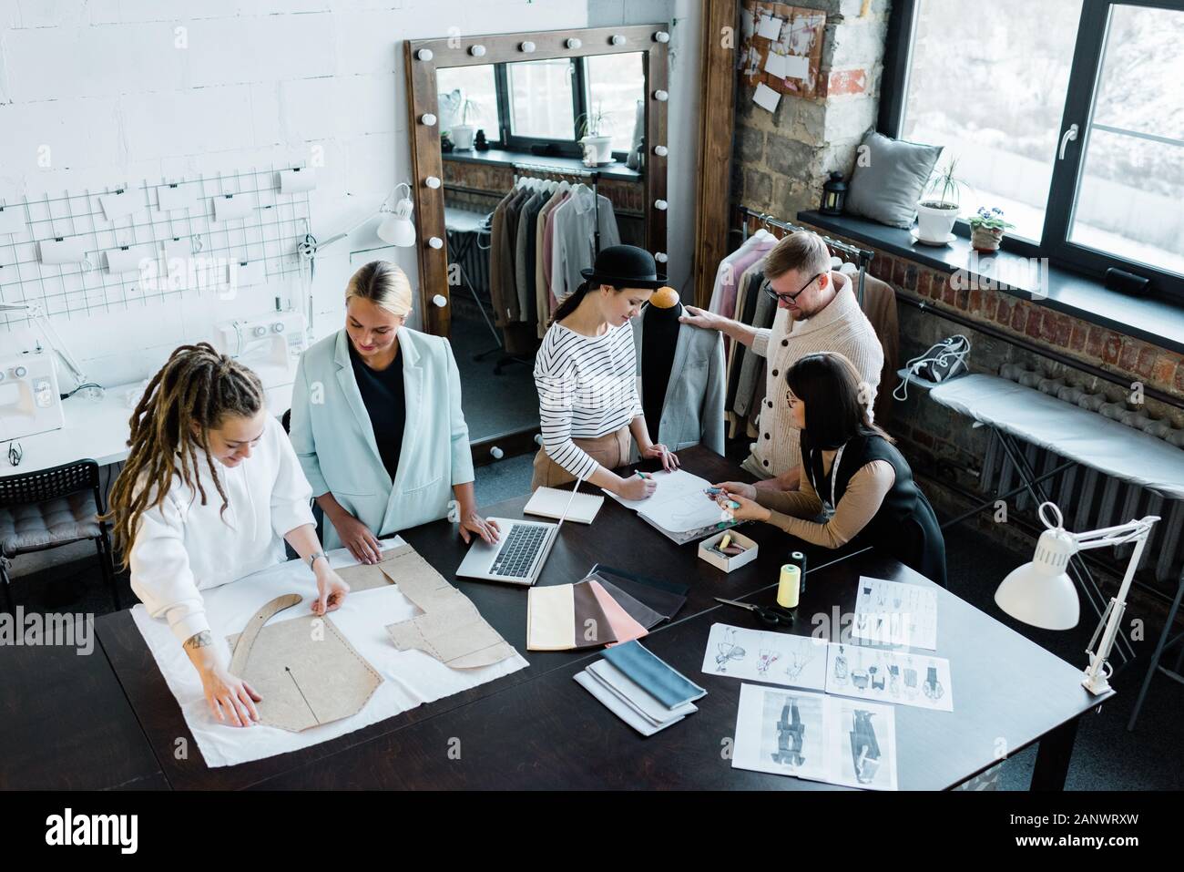 Working place design studio hi-res stock photography and images - Alamy