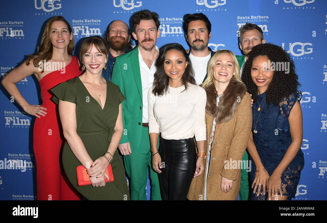 Santa Barbara, Ca. 18th Jan, 2020. Carly Craig, Lynn Downey, David Ury ...