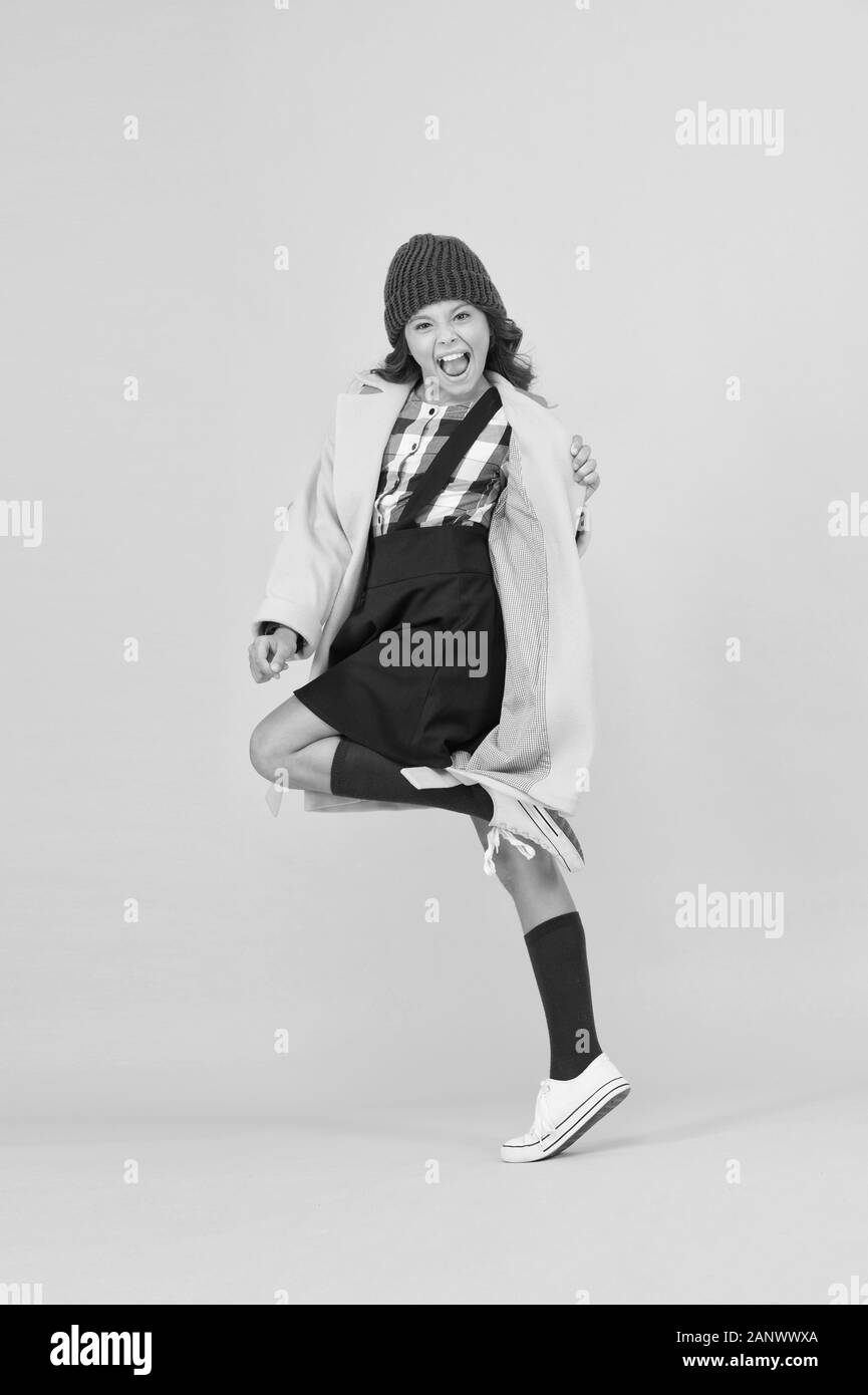 Rebellious teen. Street style. Rebel teen girl. Madcap concept. Teen ...