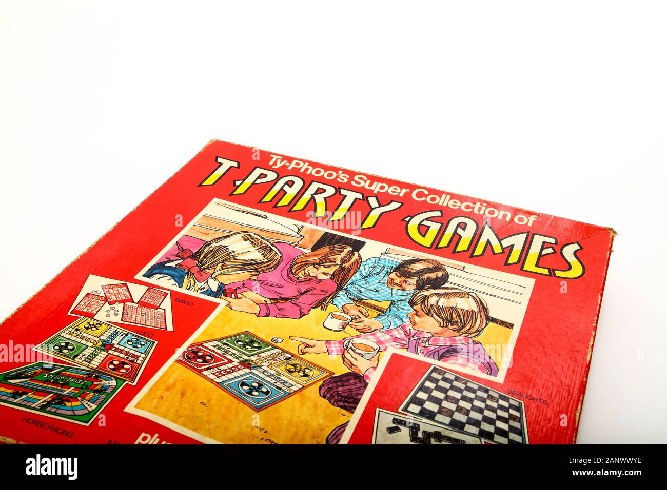 Old vintage tatty Ty-Phoo's super collection of T party games circa ...