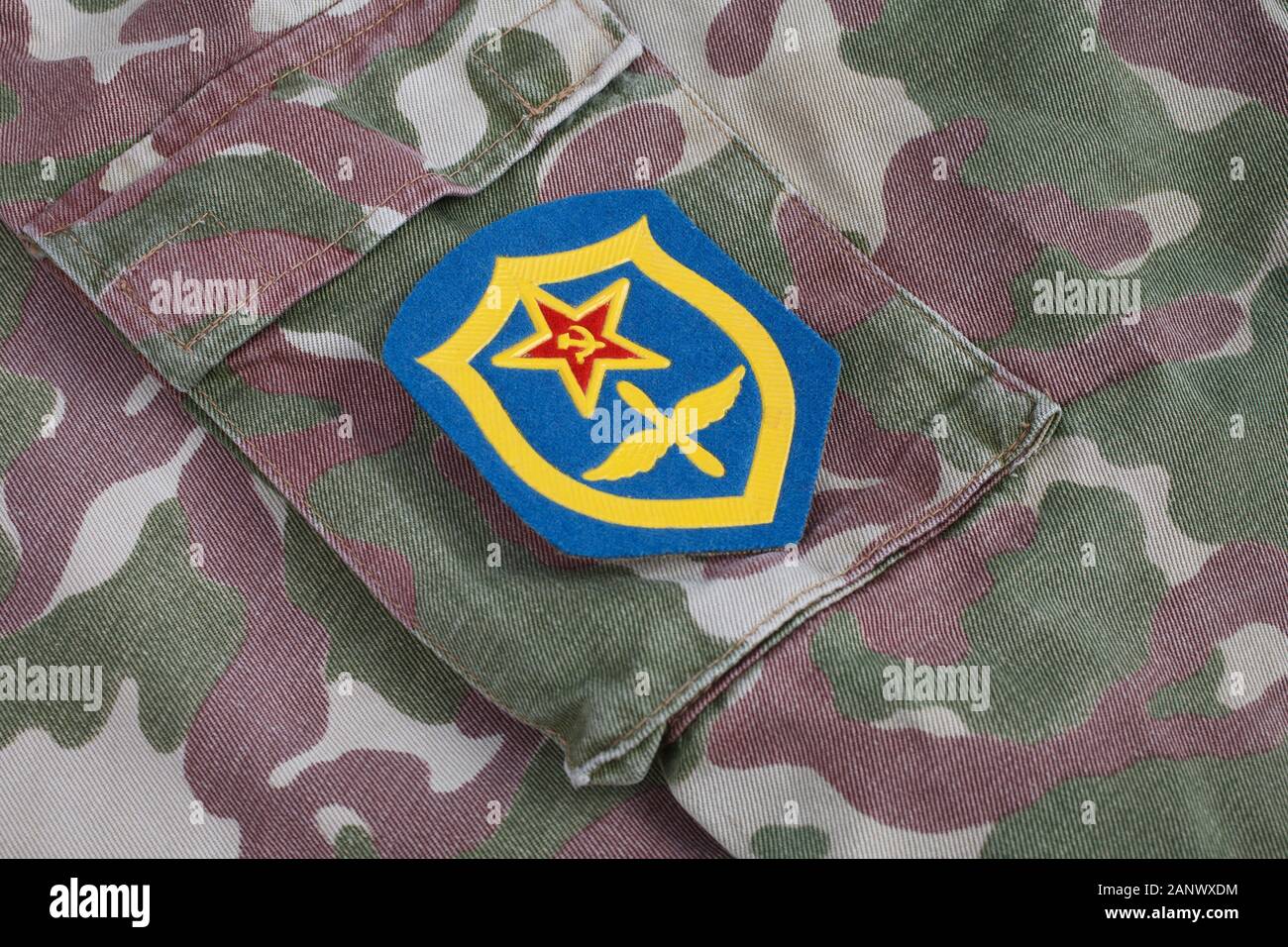 USSR military uniform - Soviet Army Air Force shoulder patch on ...