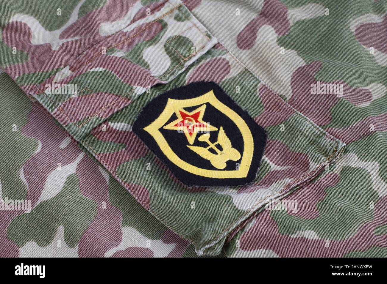 USSR military uniform - Soviet Army Transportation Corps shoulder patch ...