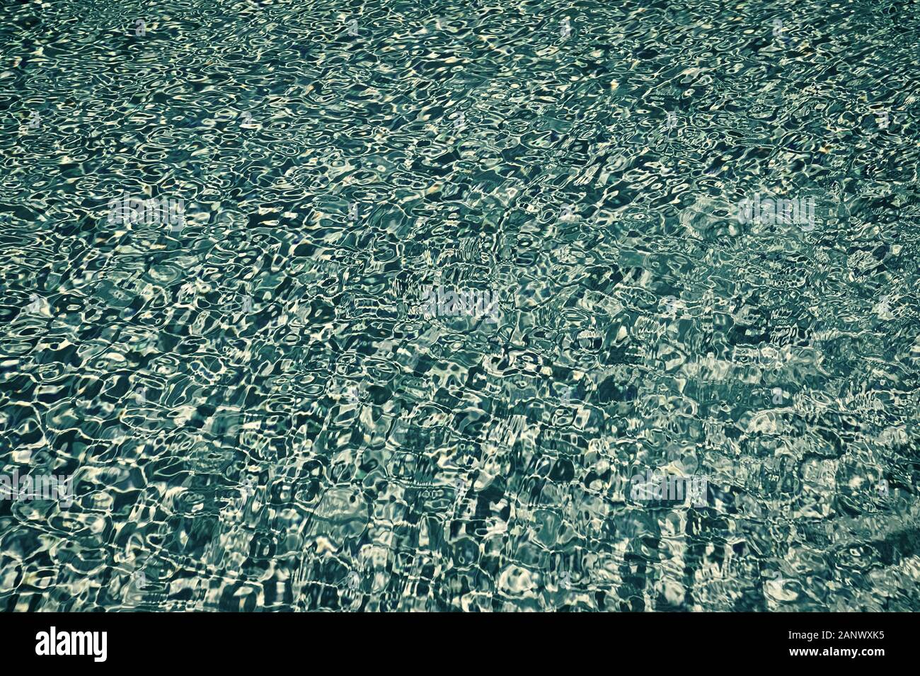 Sea transparent clear water. Water surface. Public swimming pool ...