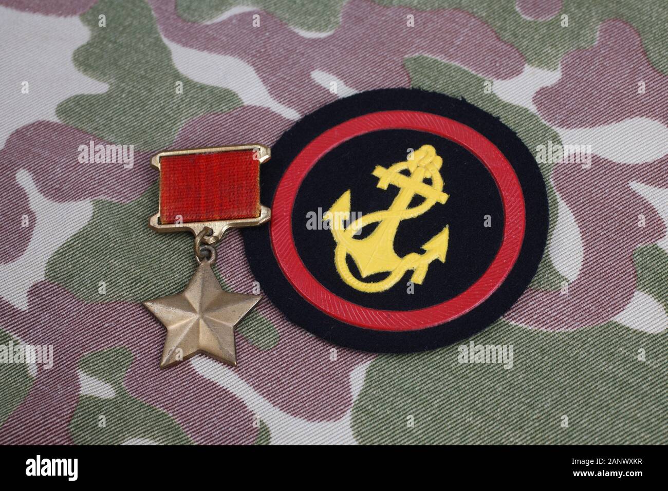 USSR military uniform - The Gold Star medal is a special insignia that ...