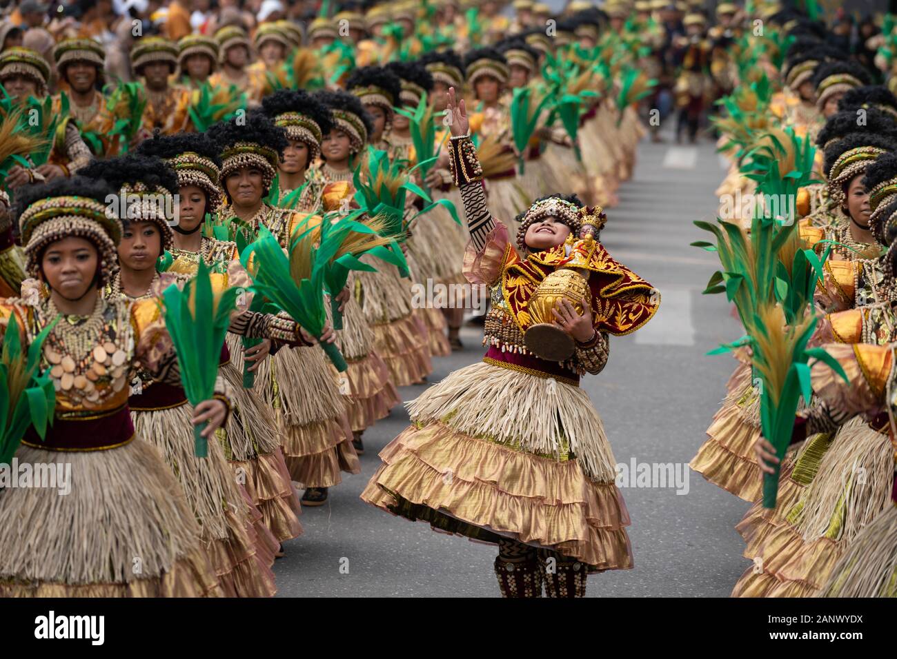 Cebu City, Philippines. 19th Jan, 2020. Street dancers taking part in ...