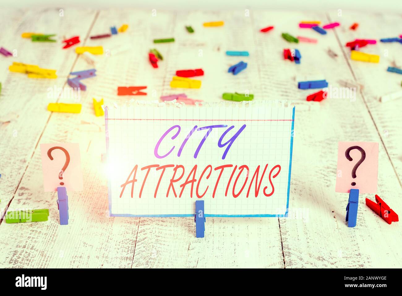 Conceptual hand writing showing City Attractions. Concept meaning place ...