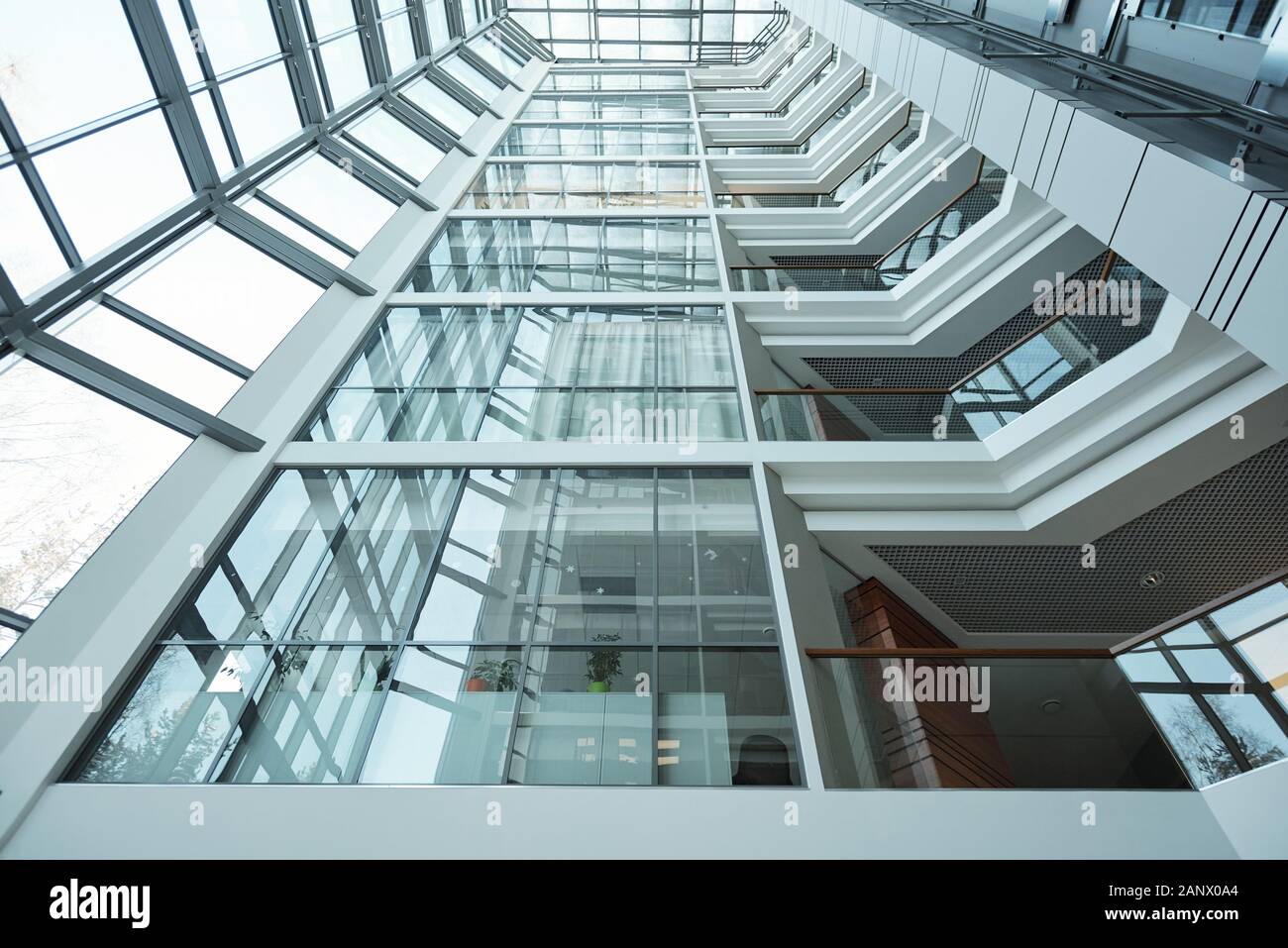 Office facade modern inside window hi-res stock photography and images ...