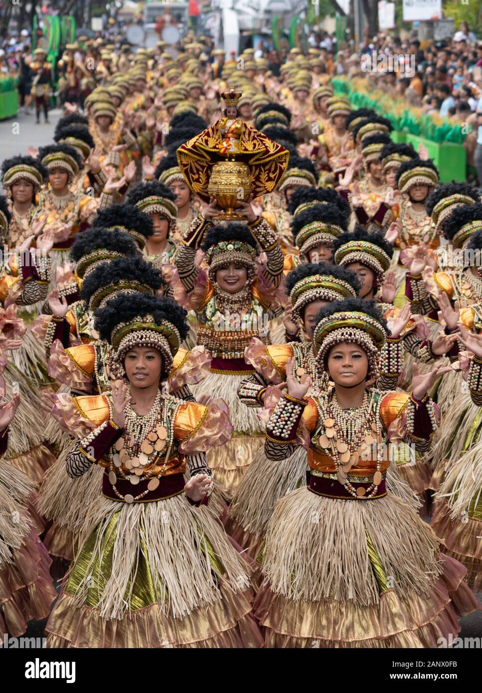 Cebu City, Philippines. 19th Jan, 2020. Street dancers taking part in ...