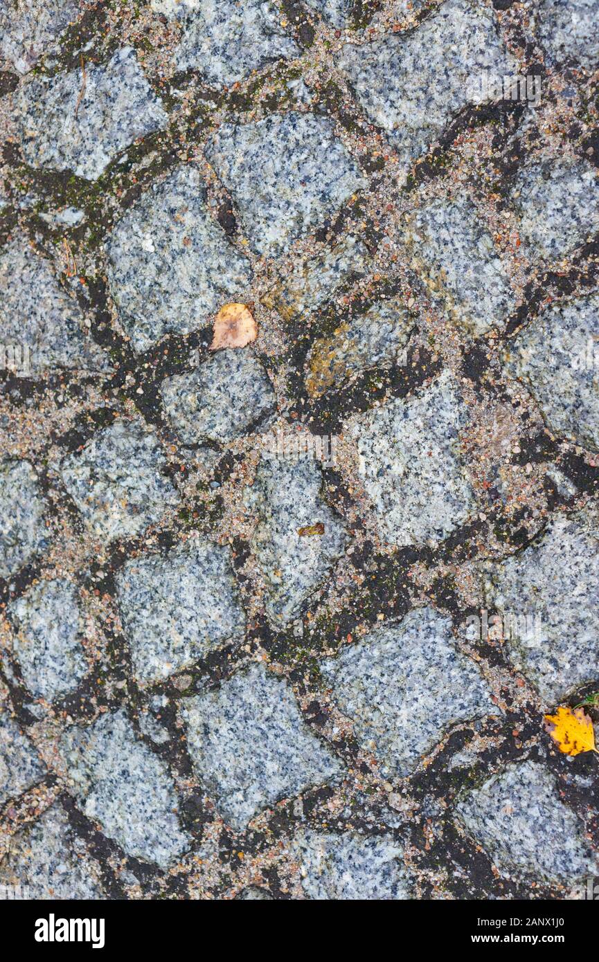 German paving stones, smooth masonry paving stones Stock Photo - Alamy