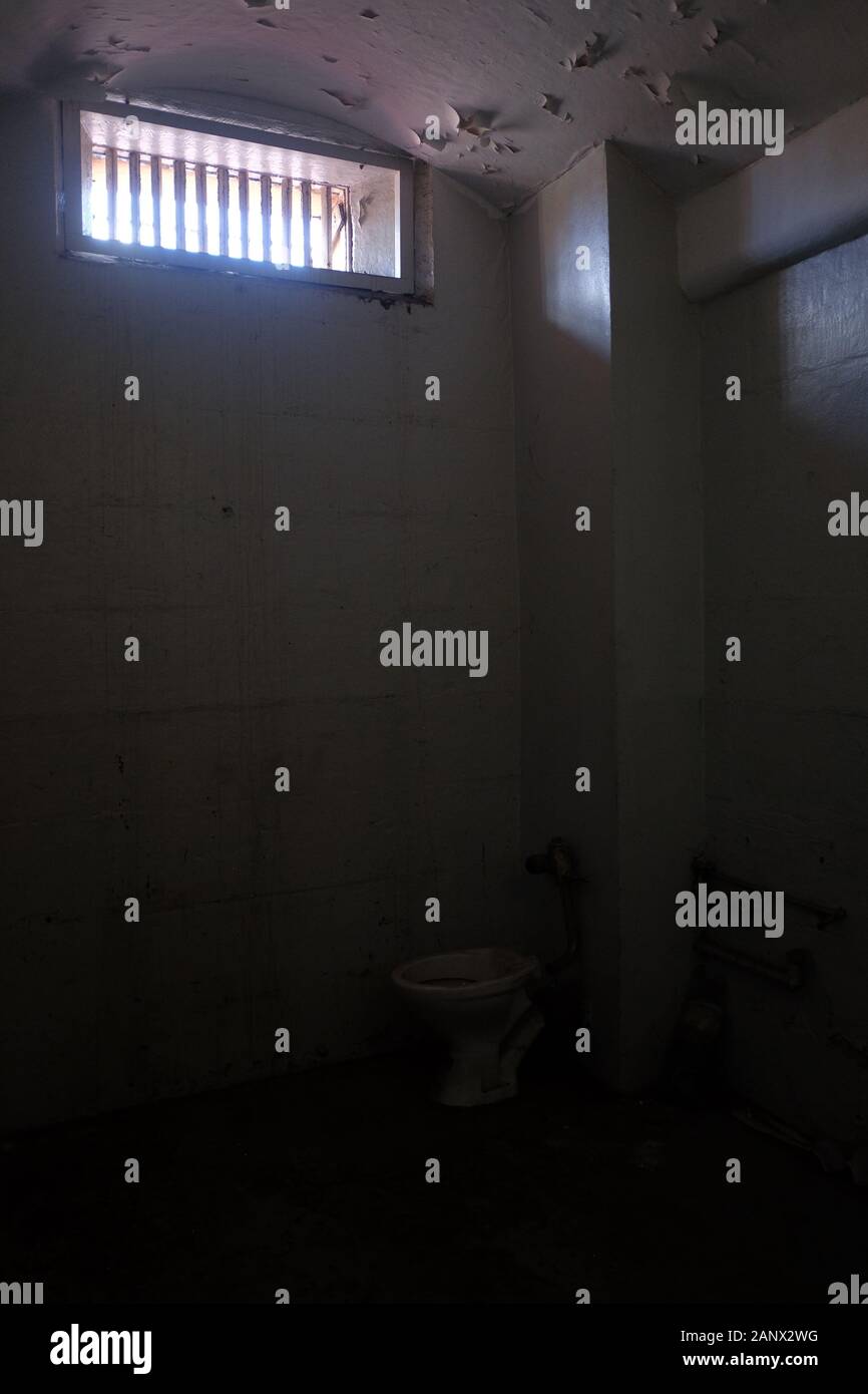 Tiny narrow slot window above head height in cell, Parramatta Gaol ...