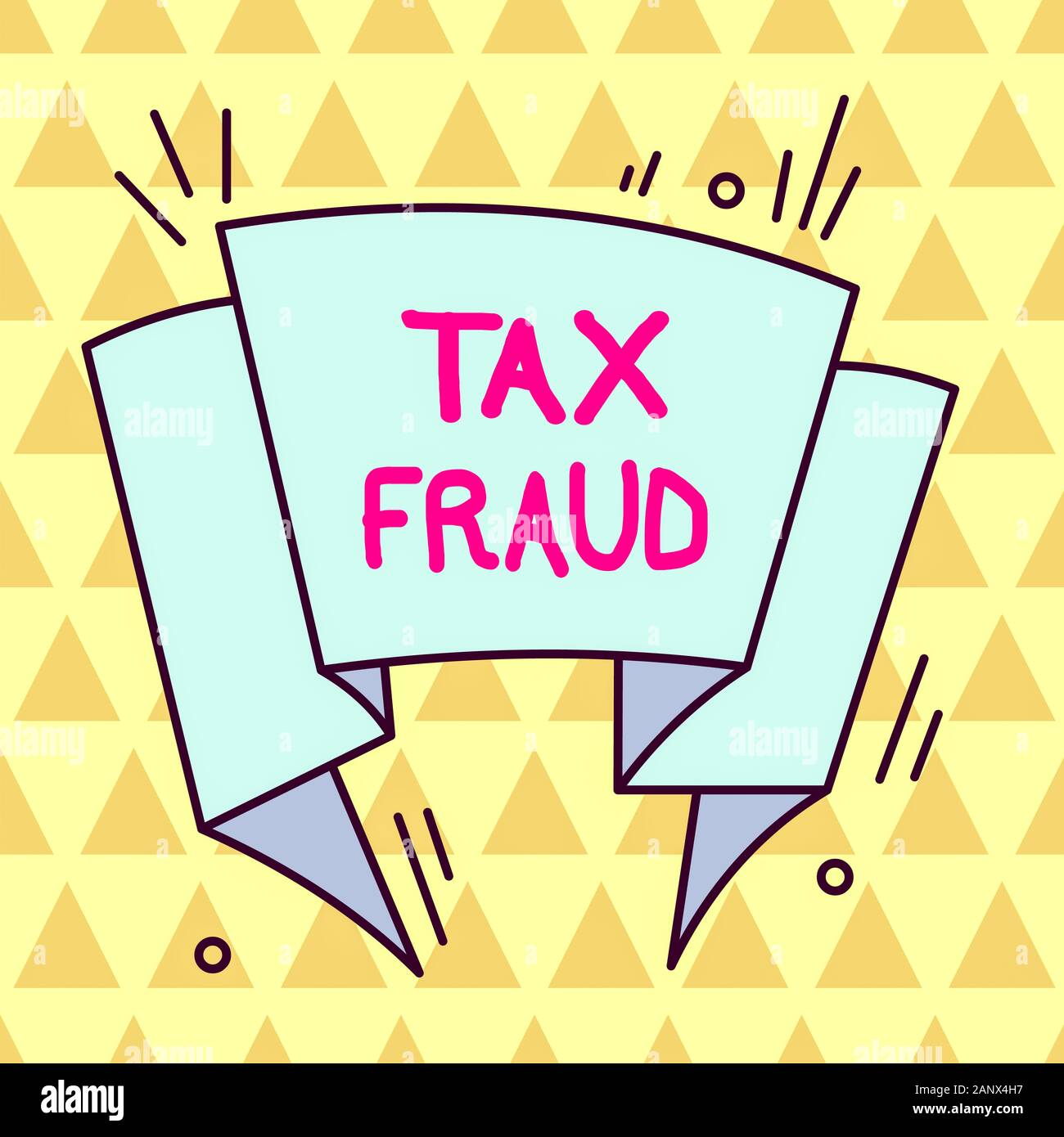 Writing note showing Tax Fraud. Business concept for entails cheating ...