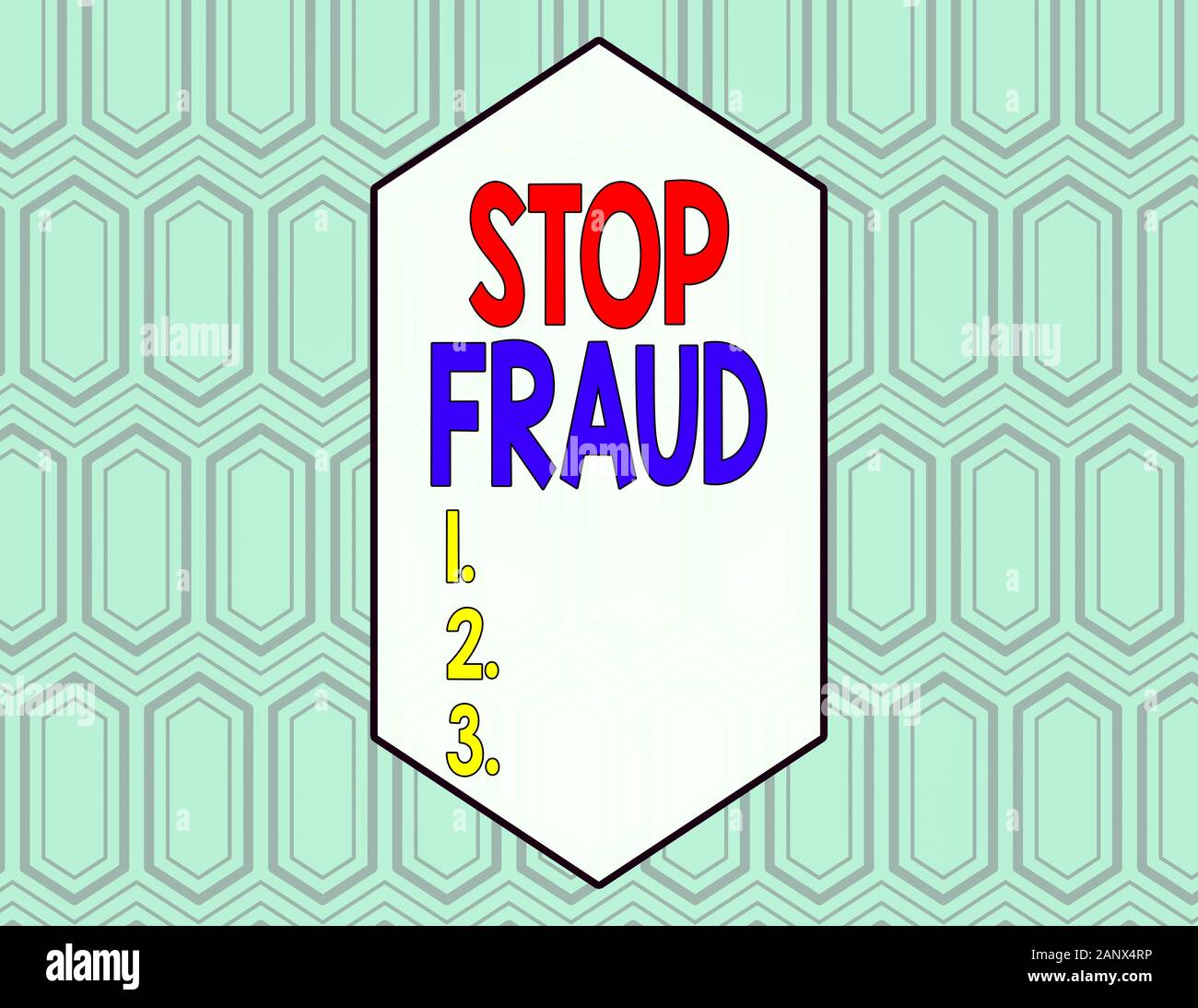 Conceptual hand writing showing Stop Fraud. Concept meaning campaign ...