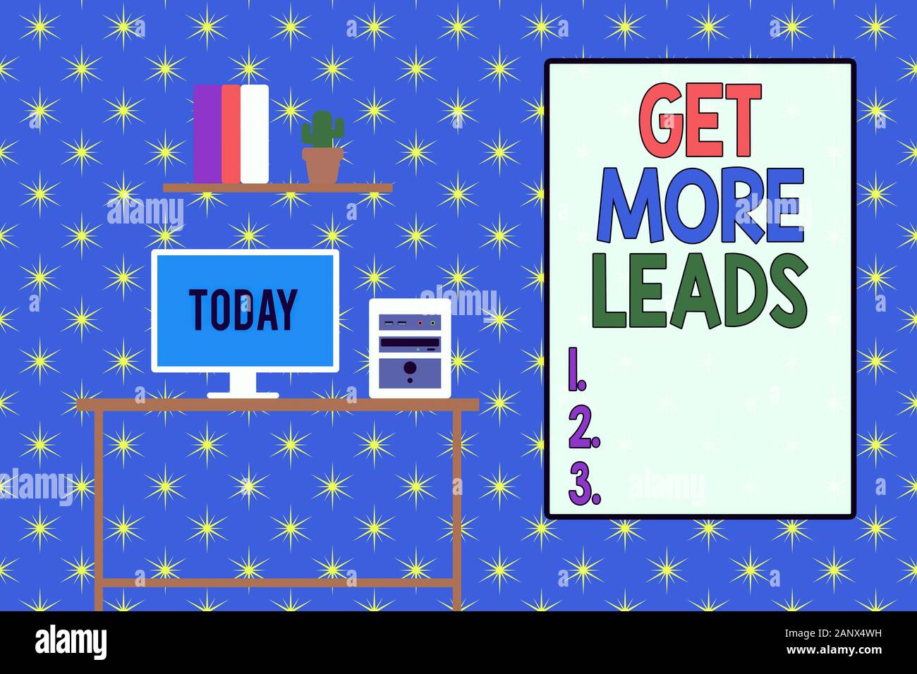 Word writing text Get More Leads. Business photo showcasing Look for new clients customers ...