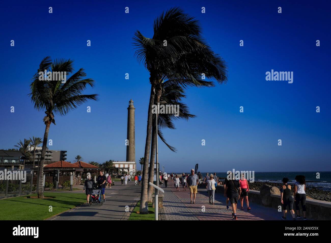 Maspalomas lighthouse, Gran Canaria Stock Photo - Alamy