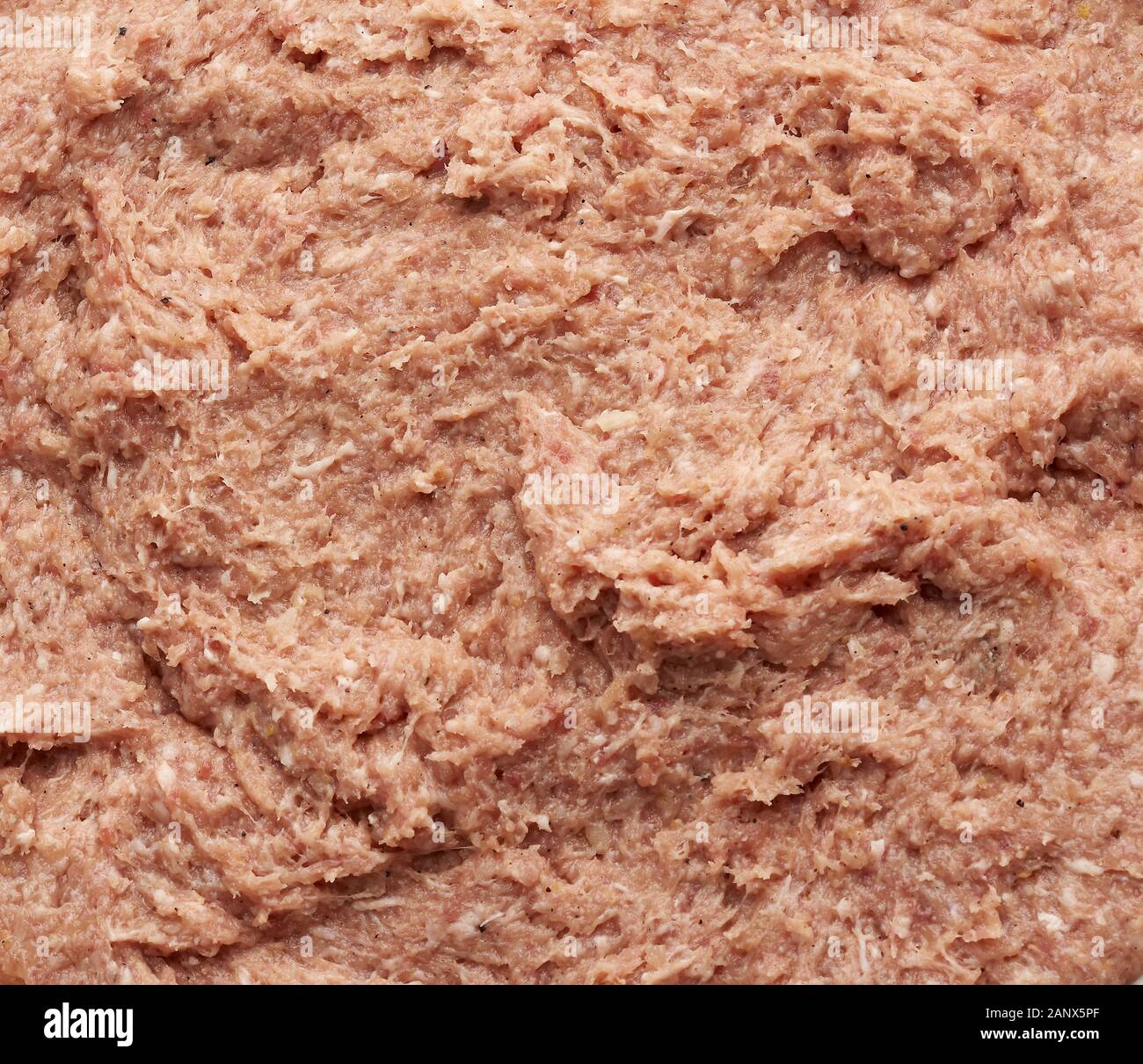 minced pork and lard texture, full frame, prefabricated cutlets, full ...