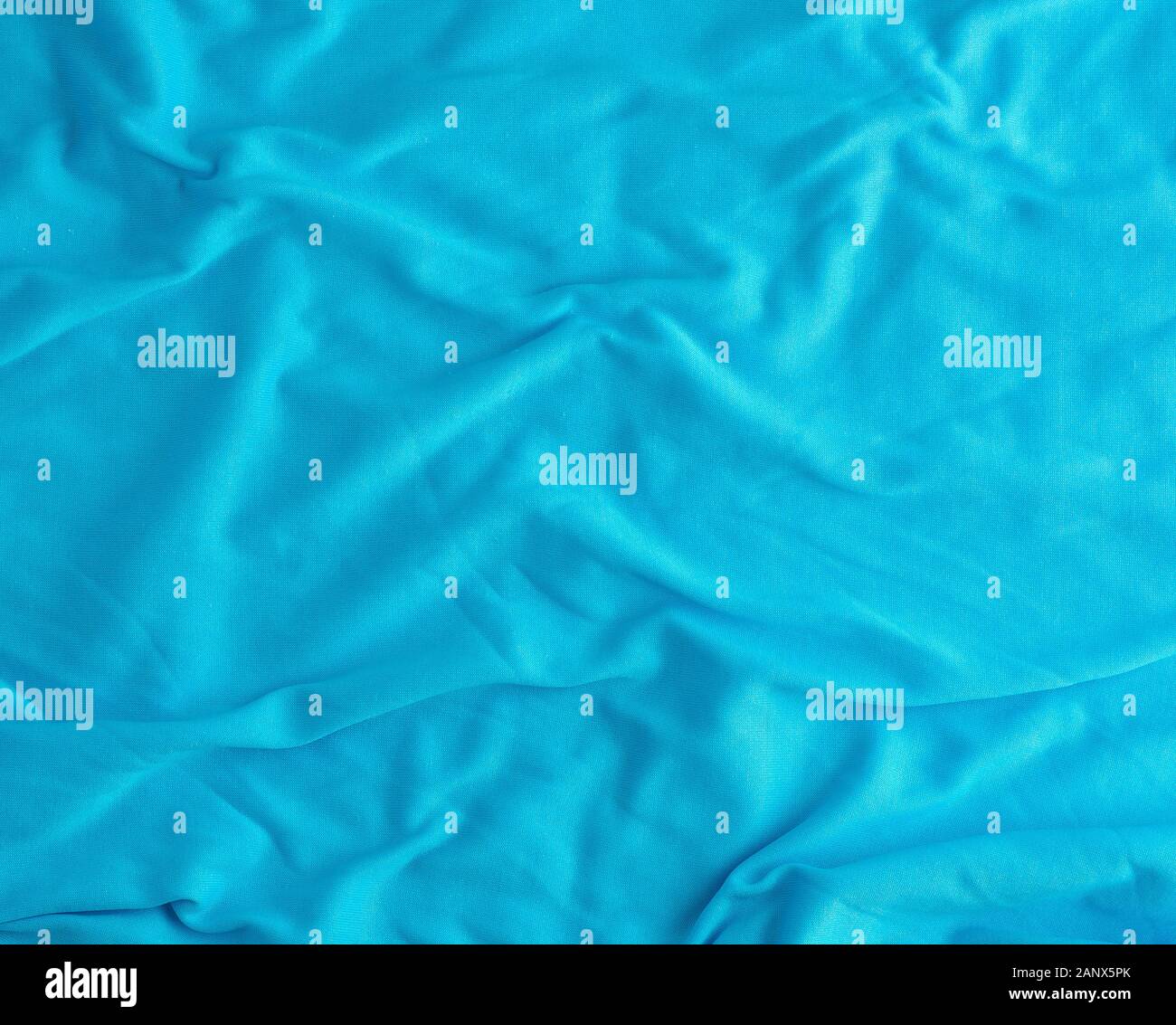 light blue fabric texture with waves, element for designer, full frame ...