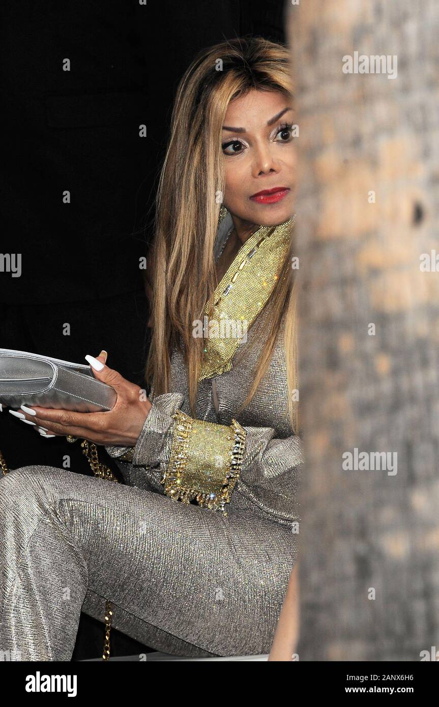 Los Angeles, CA. 17th Jan, 2020. LaToya Jackson at the induction ...