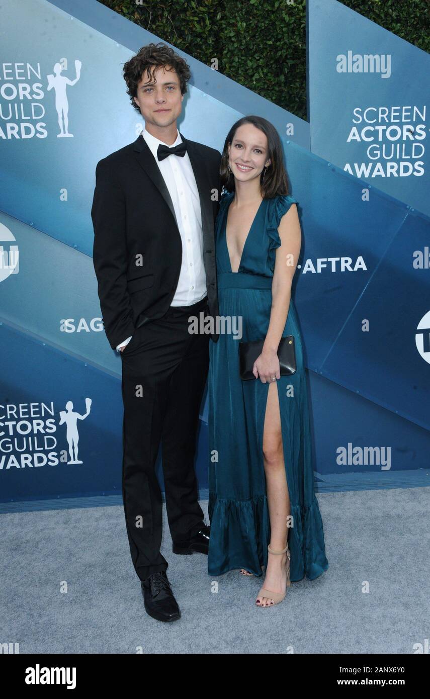 Los Angeles, CA. 19th Jan, 2020. Douglas Smith, Tricia Travis at ...