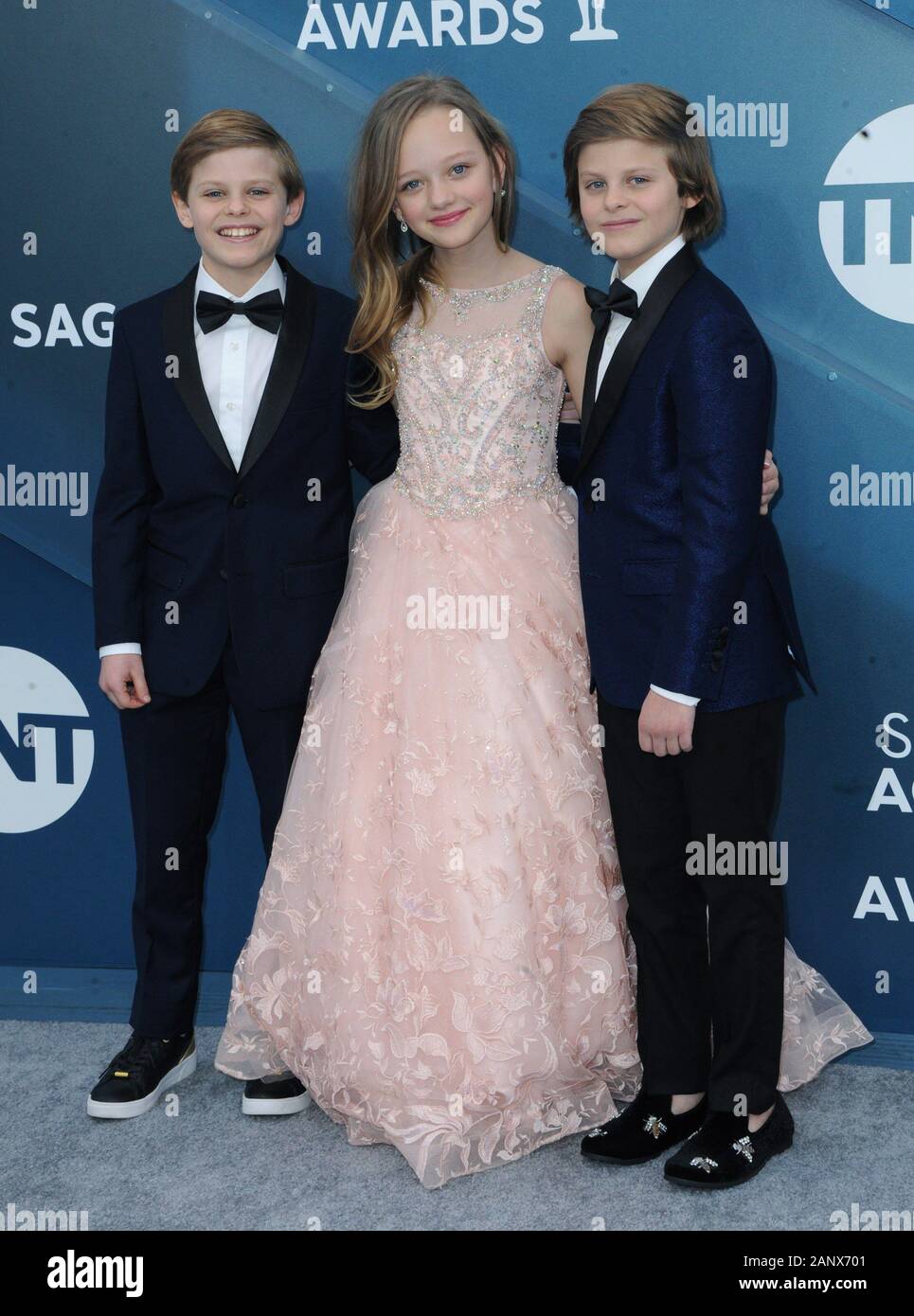 Los Angeles, CA. 19th Jan, 2020. Nicholas Crovetti, Ivy George, Cameron ...