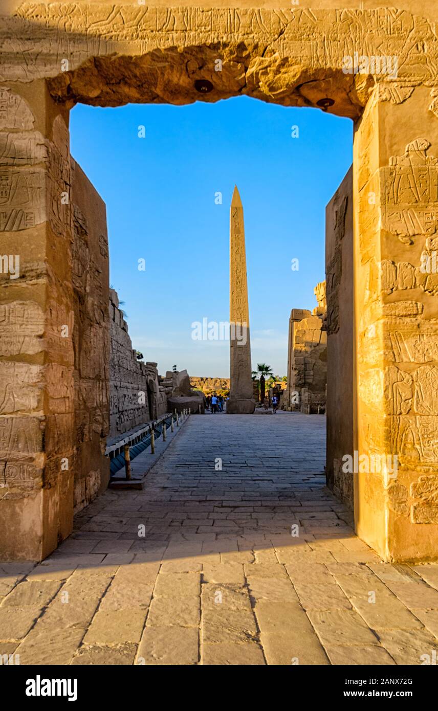 Tuthmosis I's obelisk at Karnak used to be one of four set up by the ...