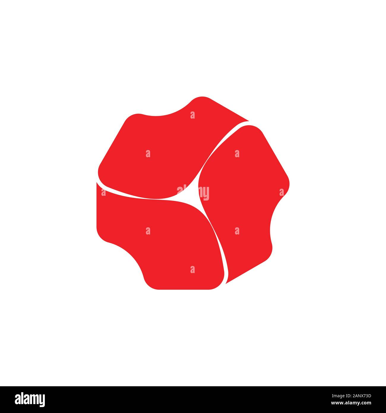 linked curves abstract circle logo vector Stock Vector Image & Art - Alamy
