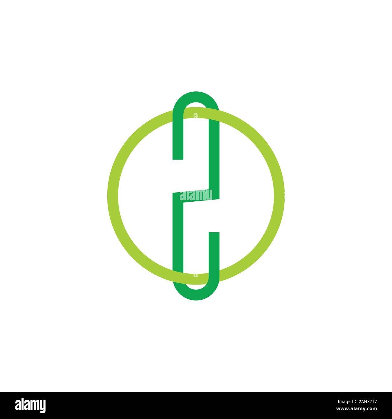 letter o2 linked circle colors logo vector Stock Vector Image & Art - Alamy