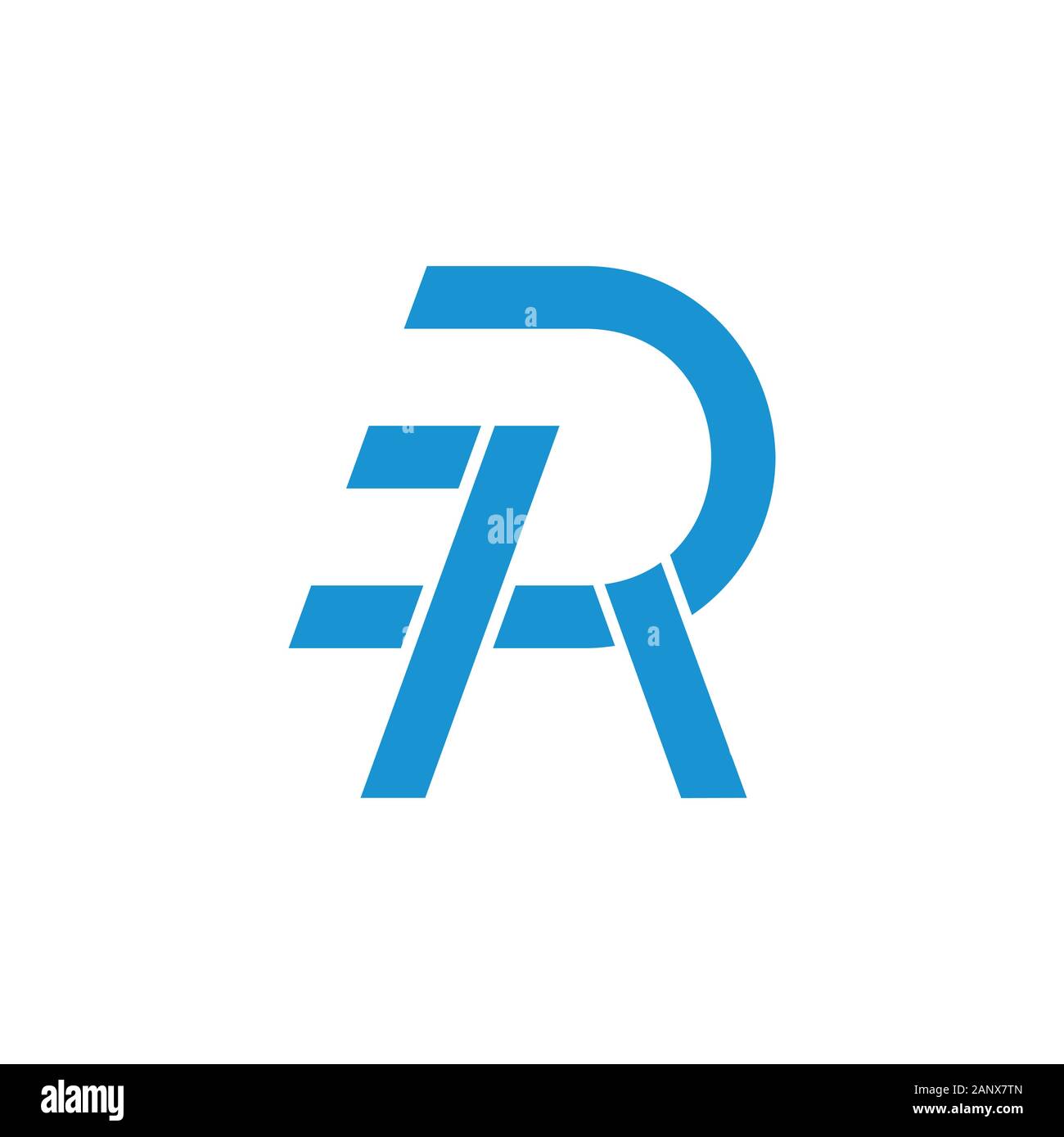 letter ar simple geometric line logo vector Stock Vector Image & Art ...