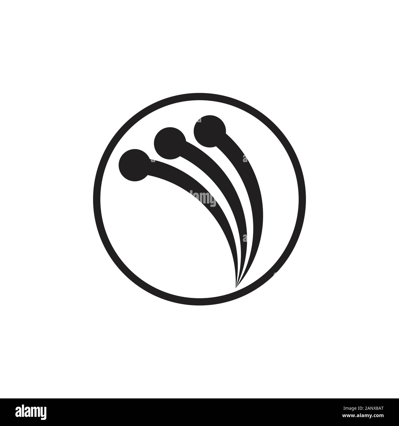 abstract dots movement logo vector Stock Vector Image & Art - Alamy