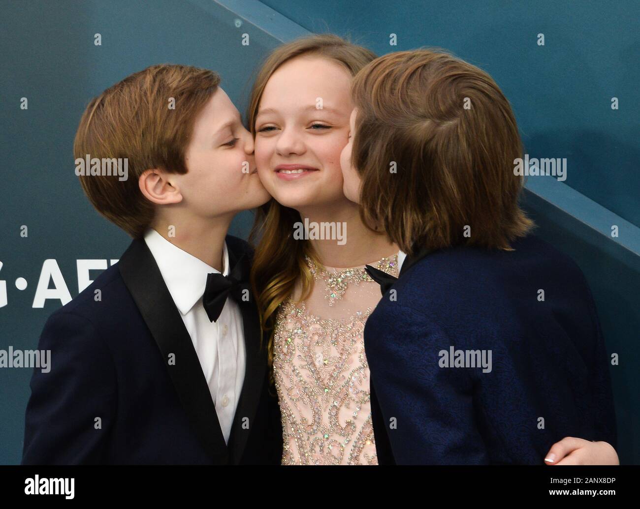Los Angeles, United States. 19th Jan, 2020. (L-R) Nicholas Crovetti ...