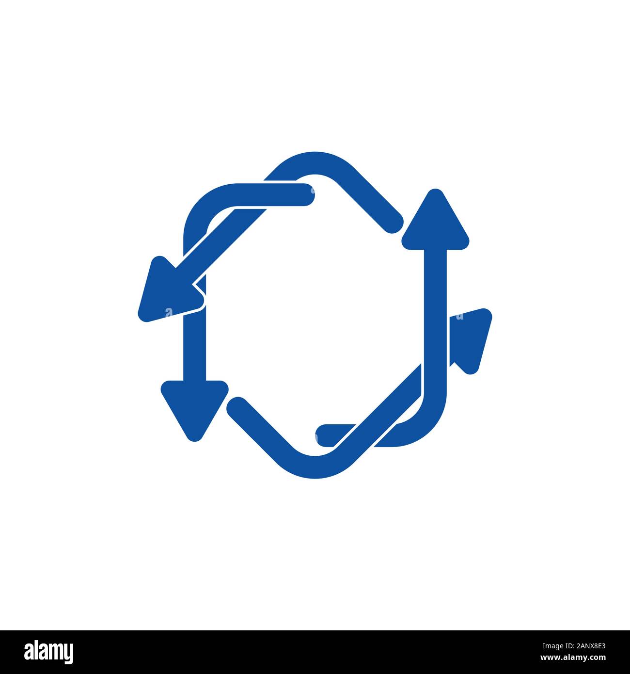 Sticker hand drawing symbol arrow Stock Vector Images - Alamy