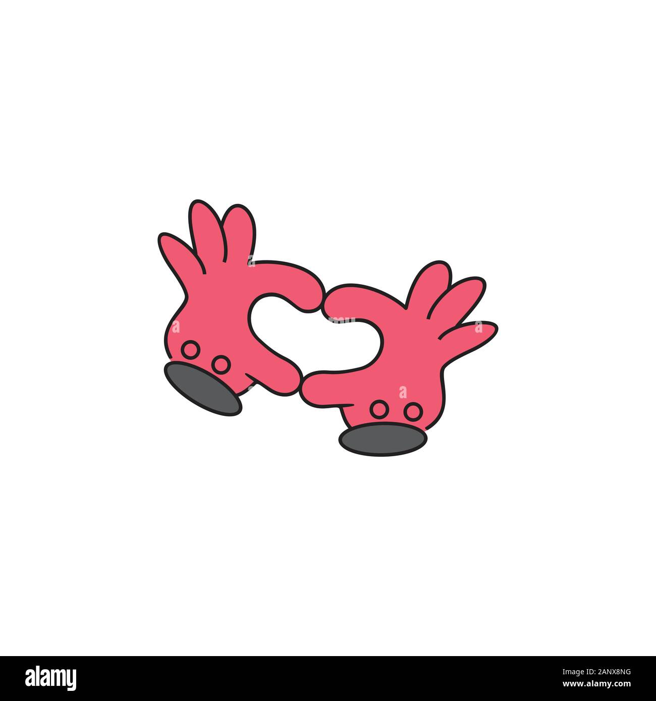 Love finger Stock Vector Images - Alamy