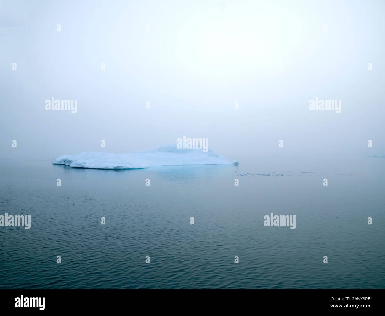 aerial view of icebergs in Greenland Stock Photo - Alamy