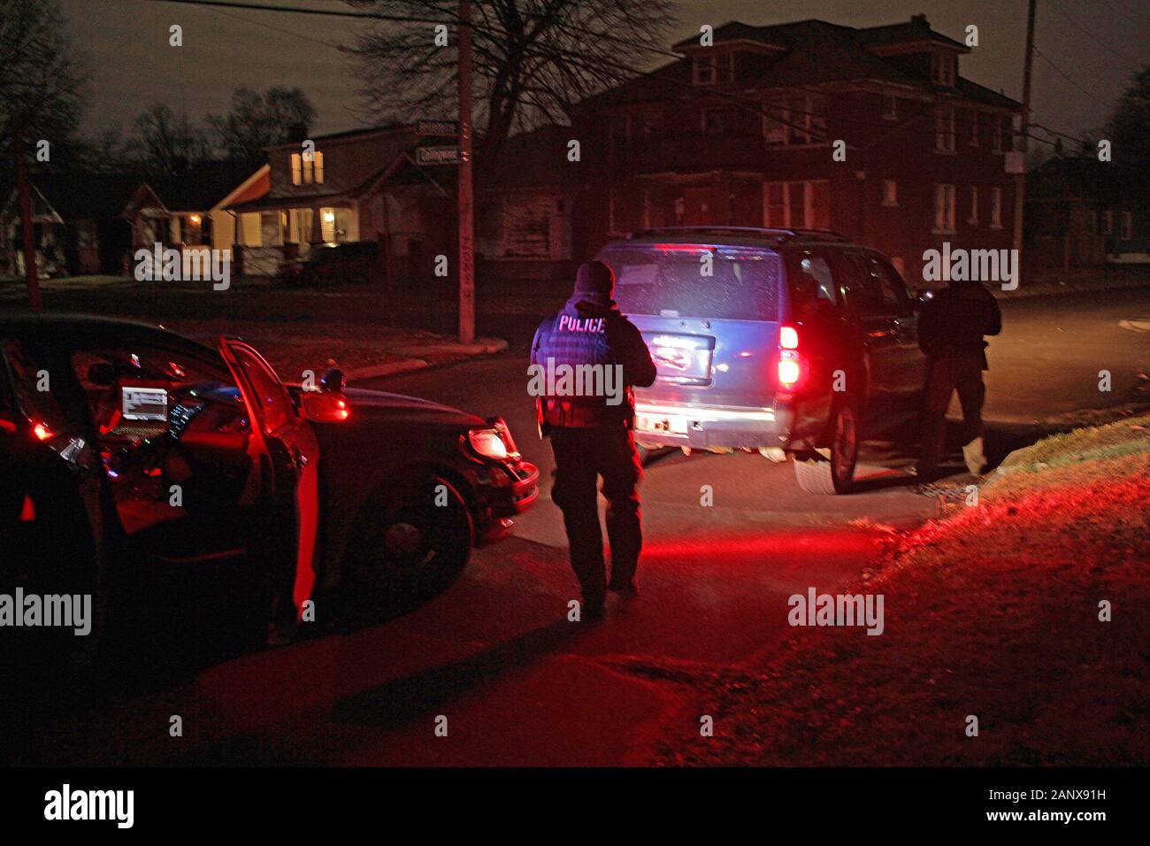 Detroit police car hi-res stock photography and images - Alamy