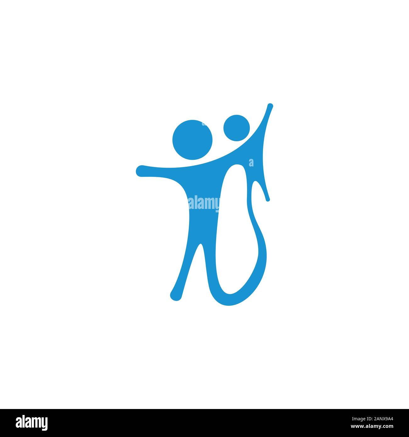 kids and dad connection symbol logo Stock Vector Image & Art - Alamy