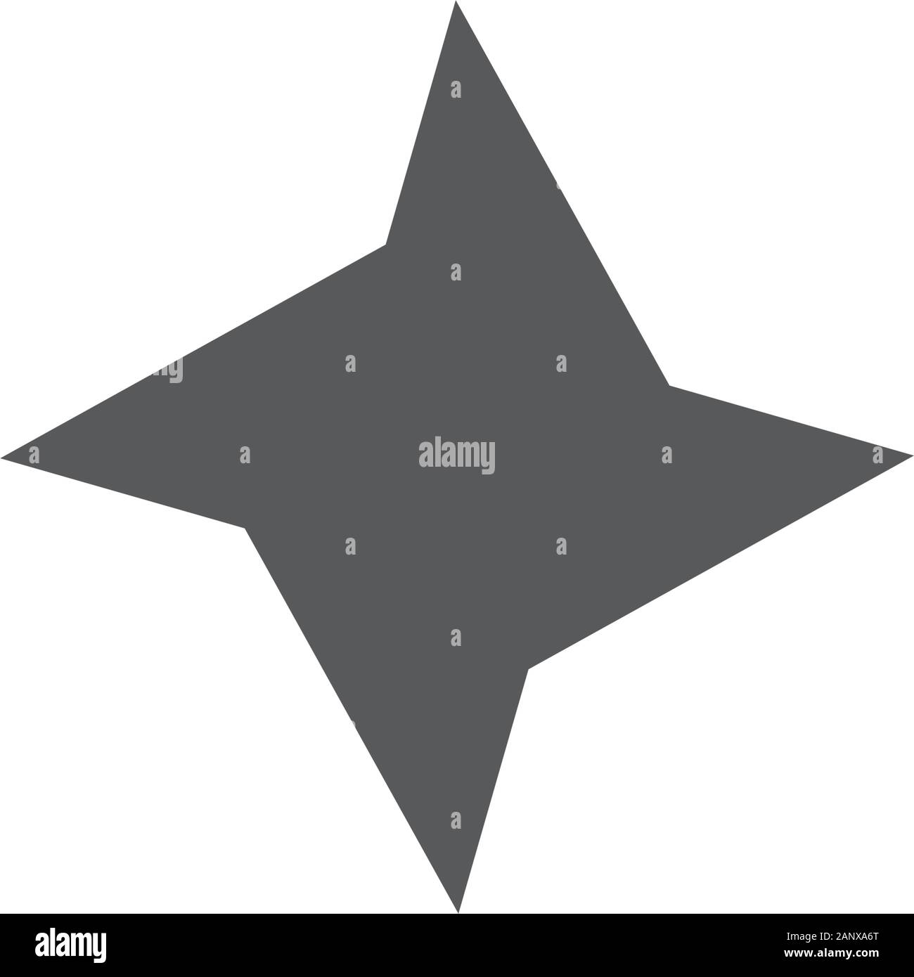 simple geometric star shape simple logo vector Stock Vector Image & Art ...
