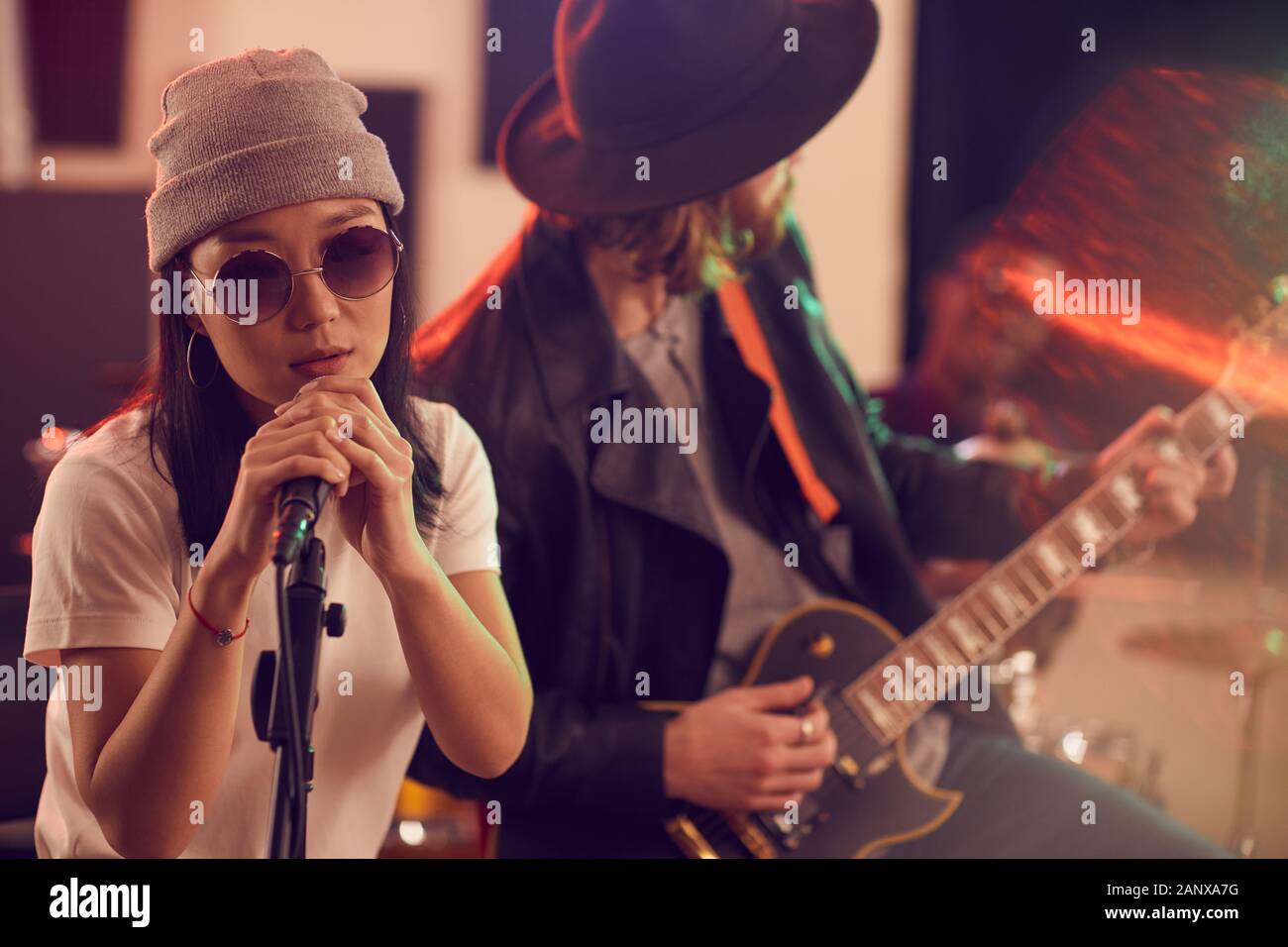 Asian guitarist hi-res stock photography and images - Alamy
