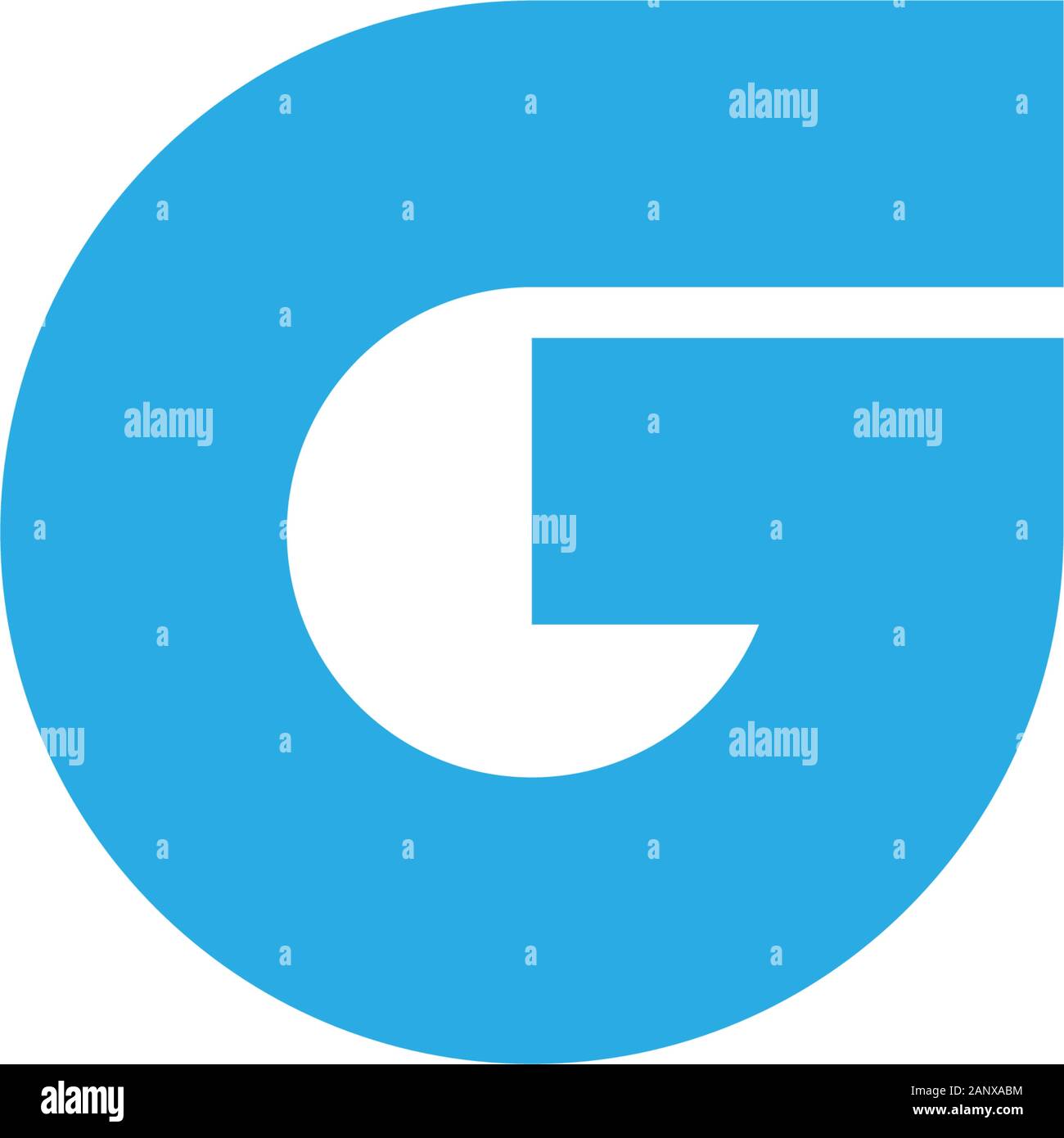 letter g simple geometric arrow logo vector Stock Vector Image & Art ...