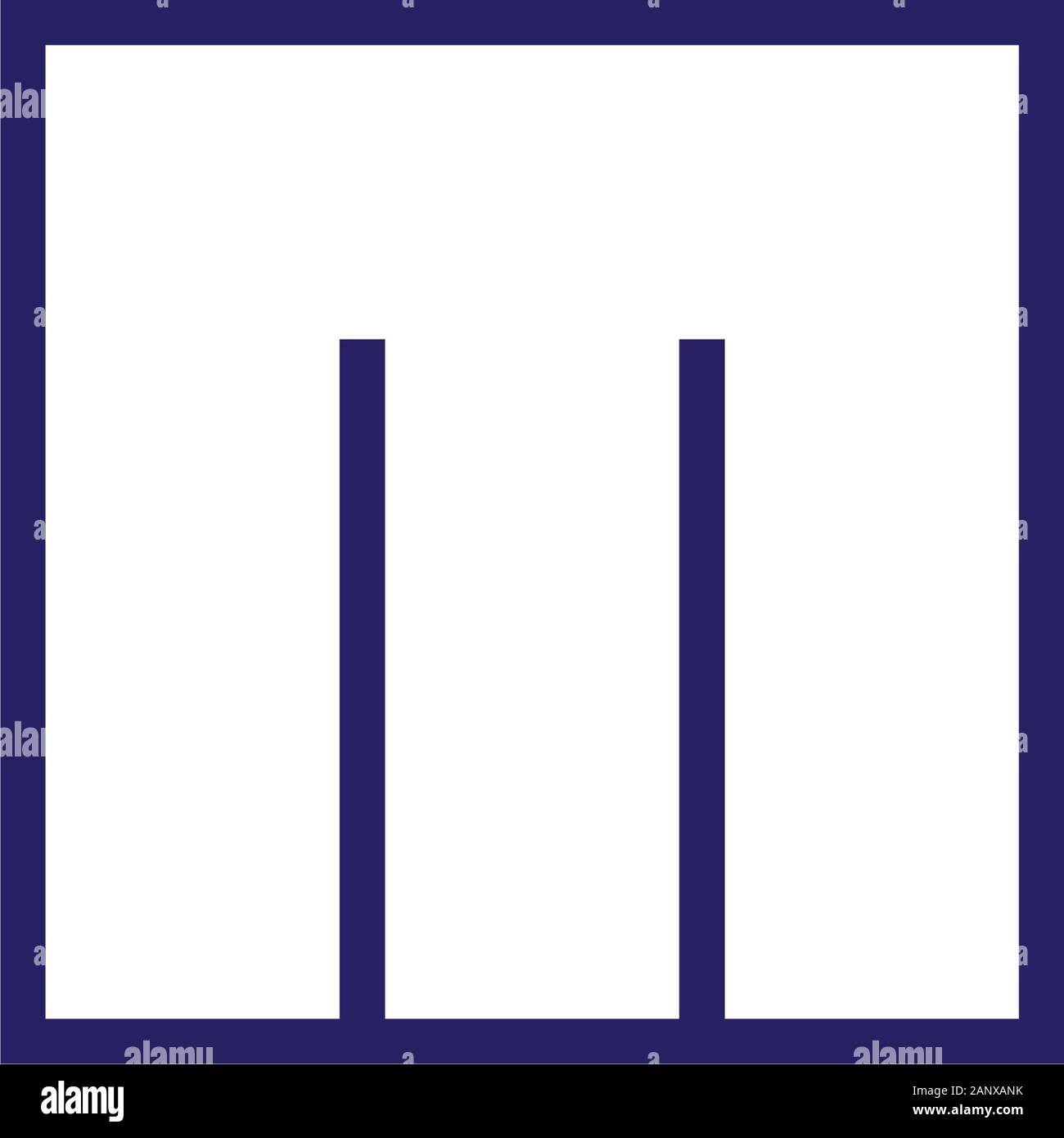 letter m square thin design symbol vector Stock Vector Image & Art - Alamy