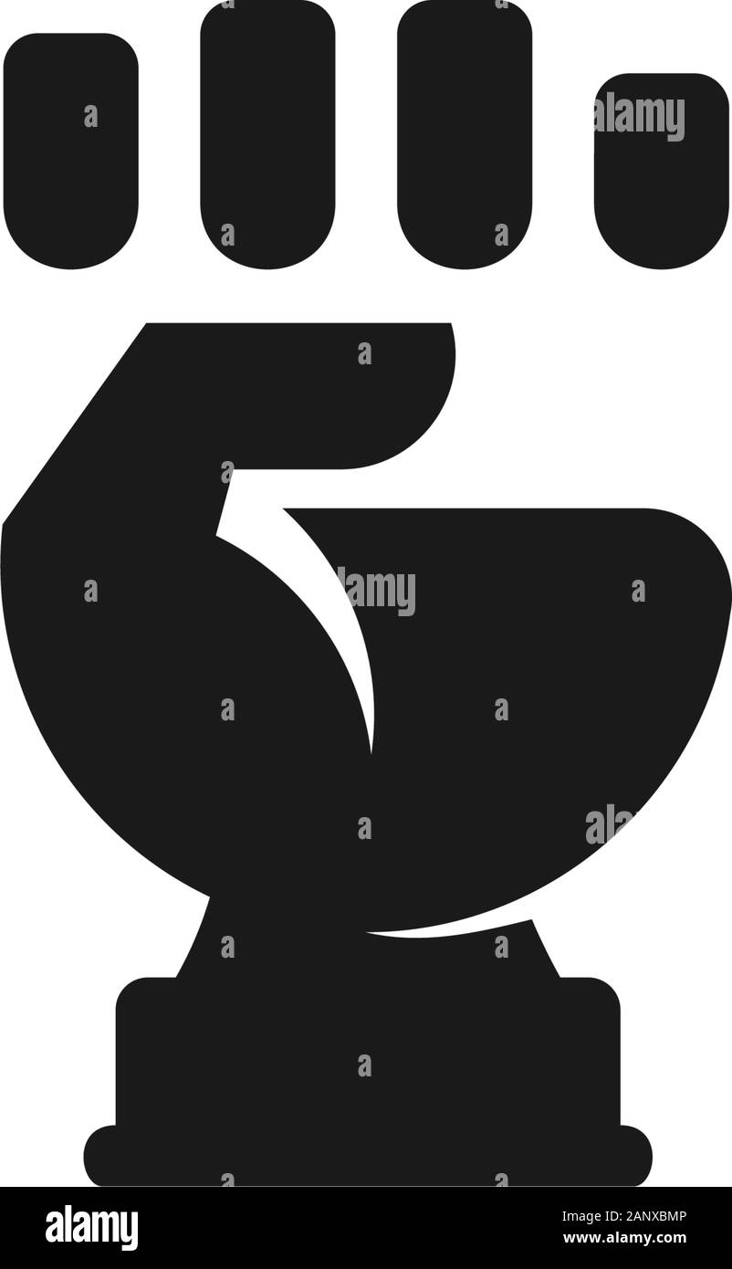 symbol logo vector of hand palm simple geometric design Stock Vector ...