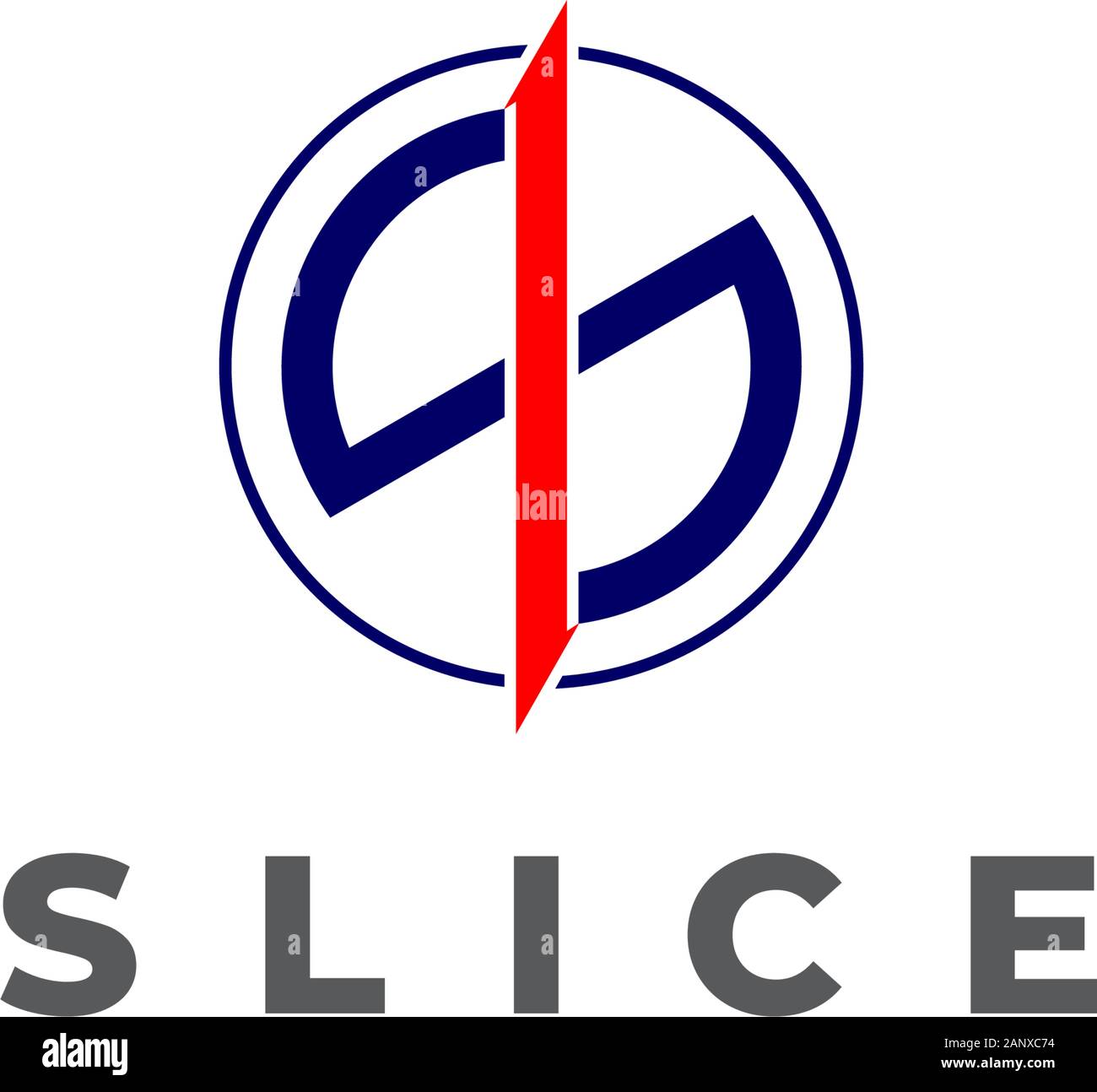 symbol logo vector letter s colorful slice arrow geometric design Stock ...